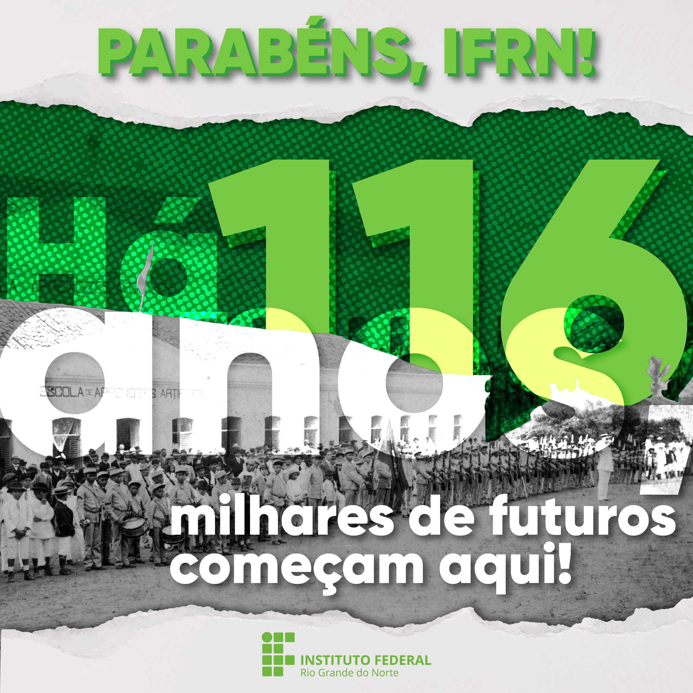 IFRN celebra 116 anos de história e reafirma papel na educação do Rio ...